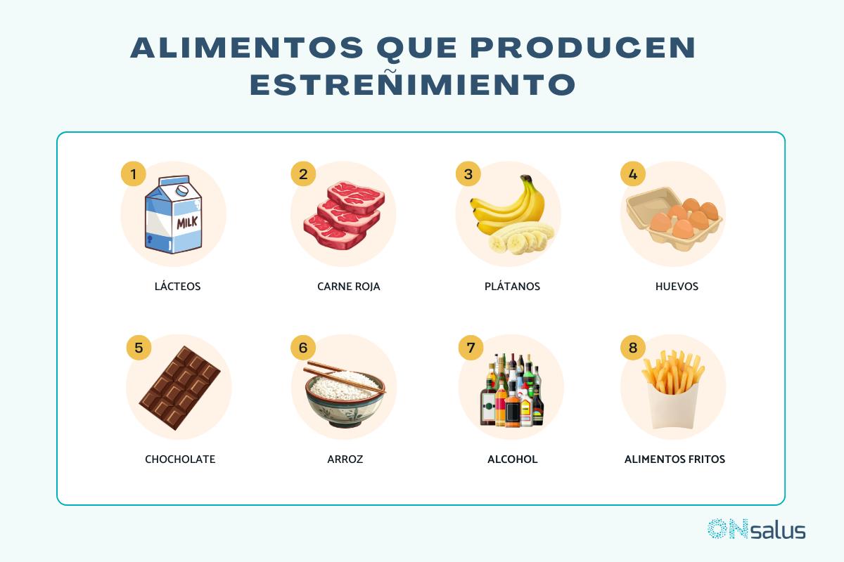 10 alimentos que producen estreñimiento