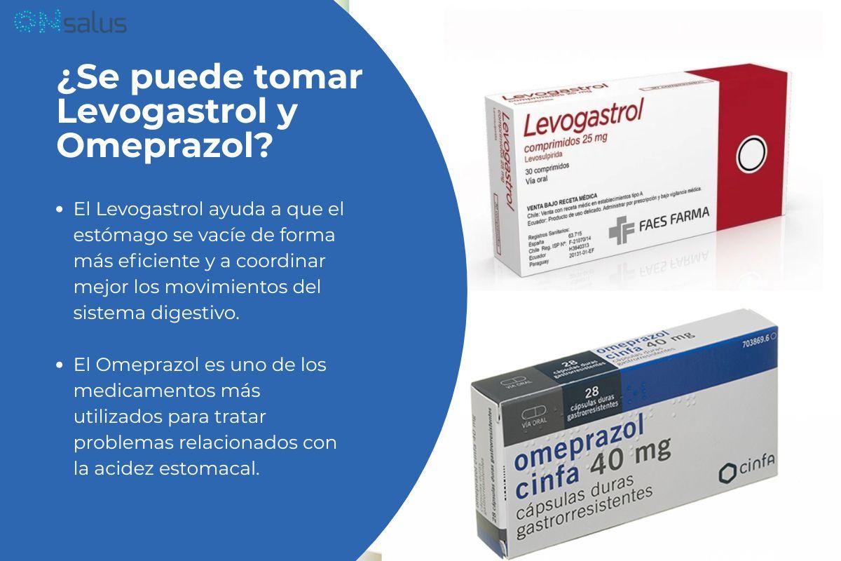 ¿Se puede tomar Levogastrol y Omeprazol? Interacciones y recomendaciones